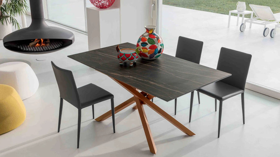 Compatta- Intertwined Extendable Dining Table by Spaceman