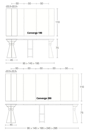 Converge Elegant Console to Dining Table Singapore – Spaceman