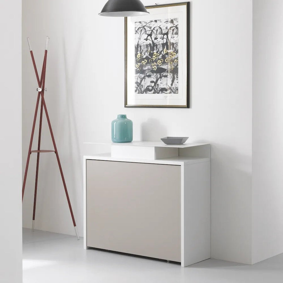 Furniture Set: Console Dining Table & Hidden Chairs – Spaceman