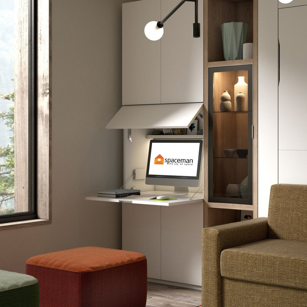 Hidden Desk with Storage - Home Office Solution – Spaceman
